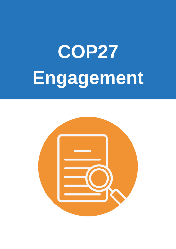 COP27 Engagement - ICVA