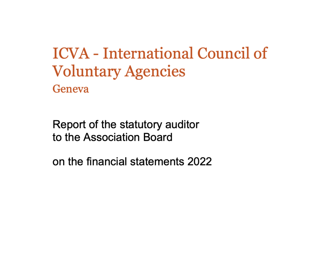 Audit 2022 - ICVA