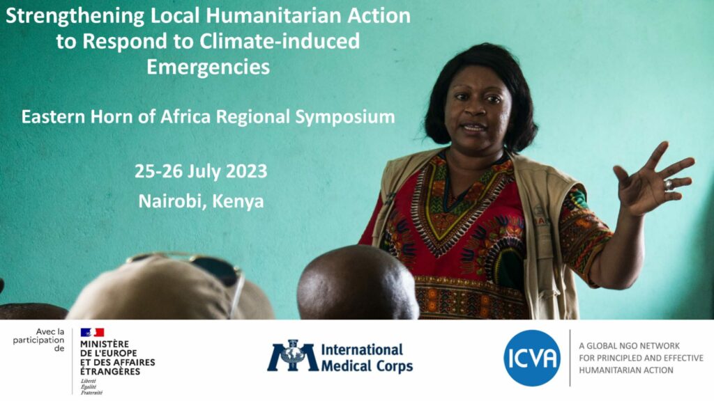 Strengthening Local Humanitarian Action to Respond to Climate-induced Emergencies - ICVA
